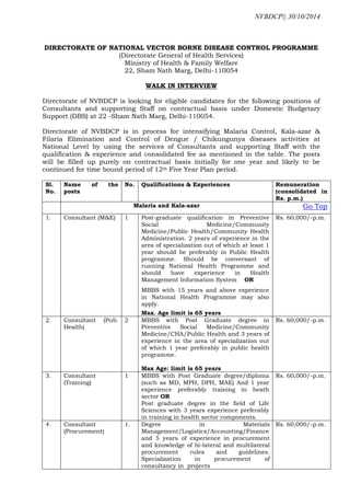 Walk in-interview-consultants-staff-30102014 | PDF