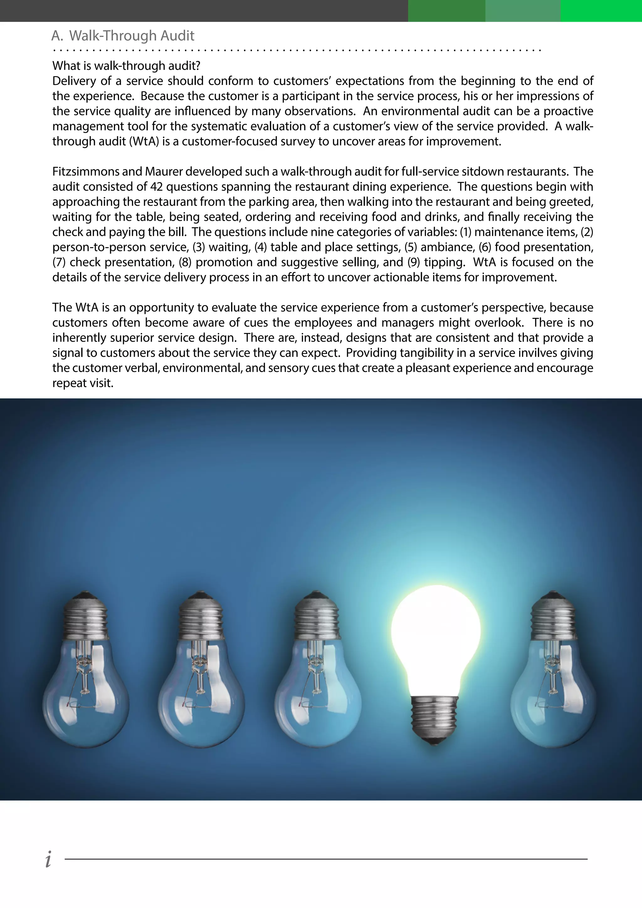 Walk through audit | PDF