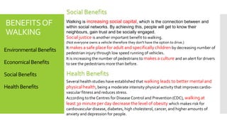 Walkability | PPTX