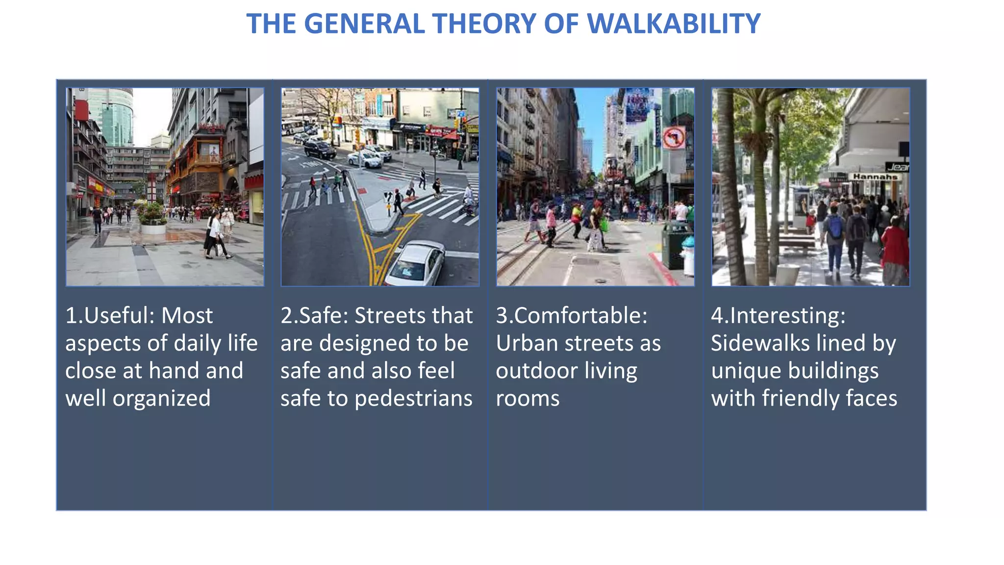 Walkable city | PPTX