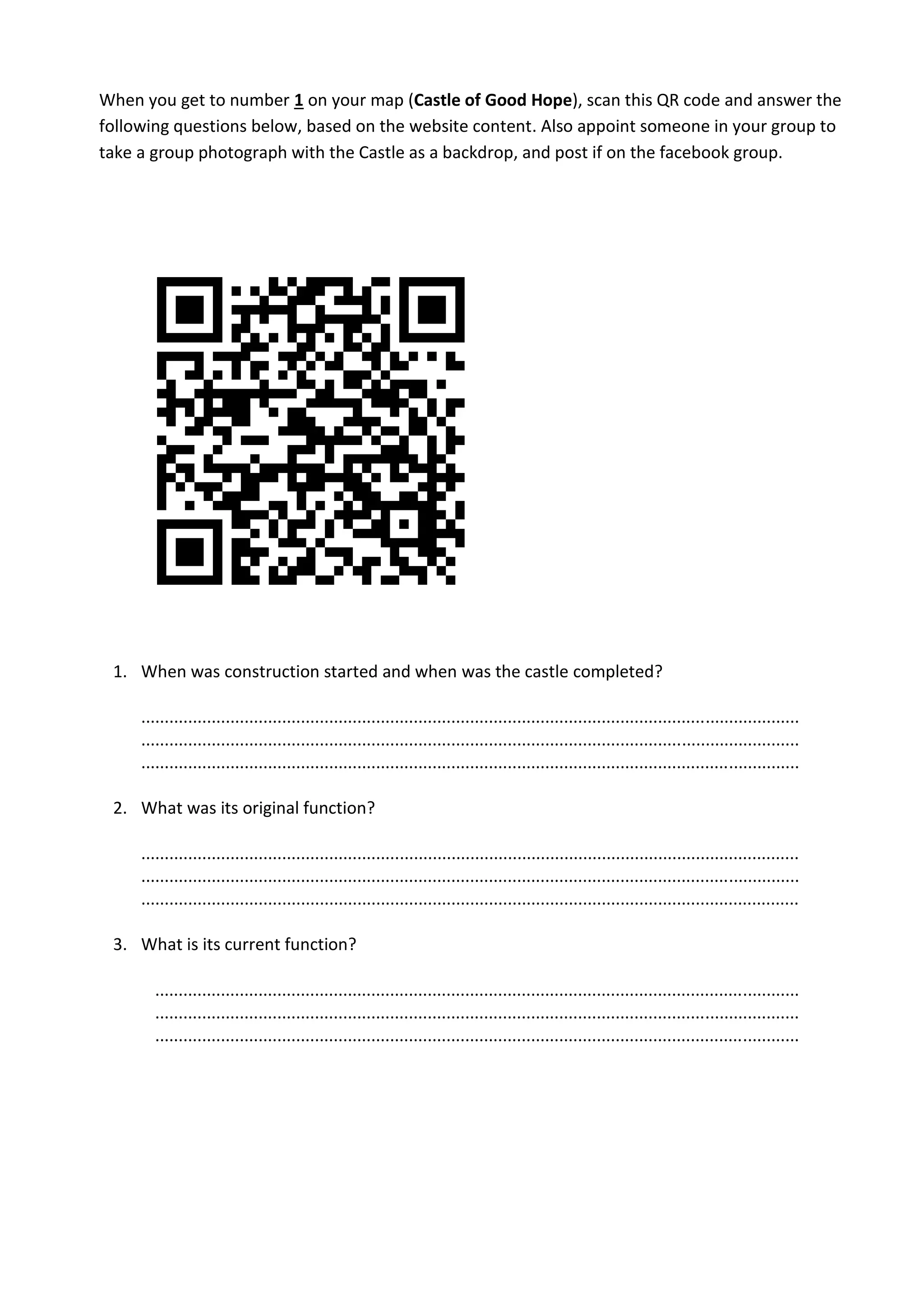 Using QR codes to guide learning through discovery | PDF | Africa ...