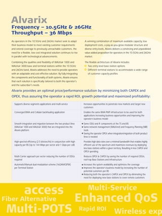 Alvarion WALKair 3000 [QuantumWimax.com] | PDF