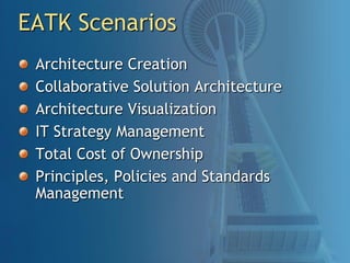 Enterprise Architecture Toolkit - English | PPT