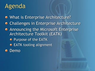 Enterprise Architecture Toolkit - English | PPT