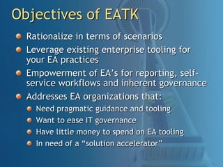 Enterprise Architecture Toolkit - English | PPT