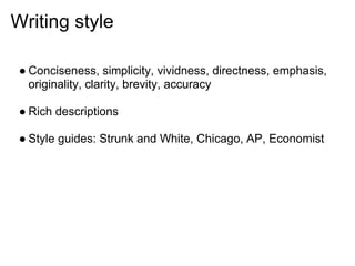 Design Research Methods: Journalism Basics | PPT