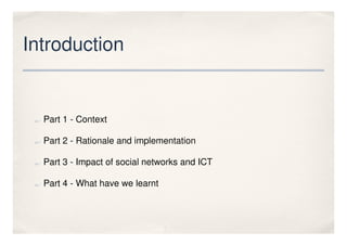 Using social networks and ICT to enhance Literature Circles | PPT
