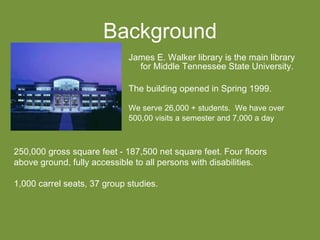 Walker library renovation project | PPT