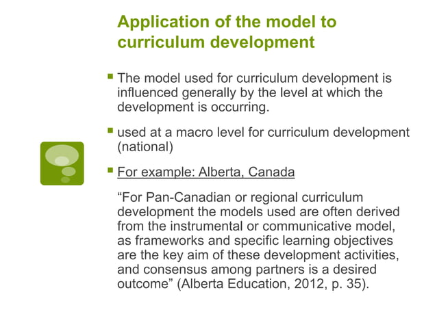 Decker Walker's curriculum model (1971) | PPTX