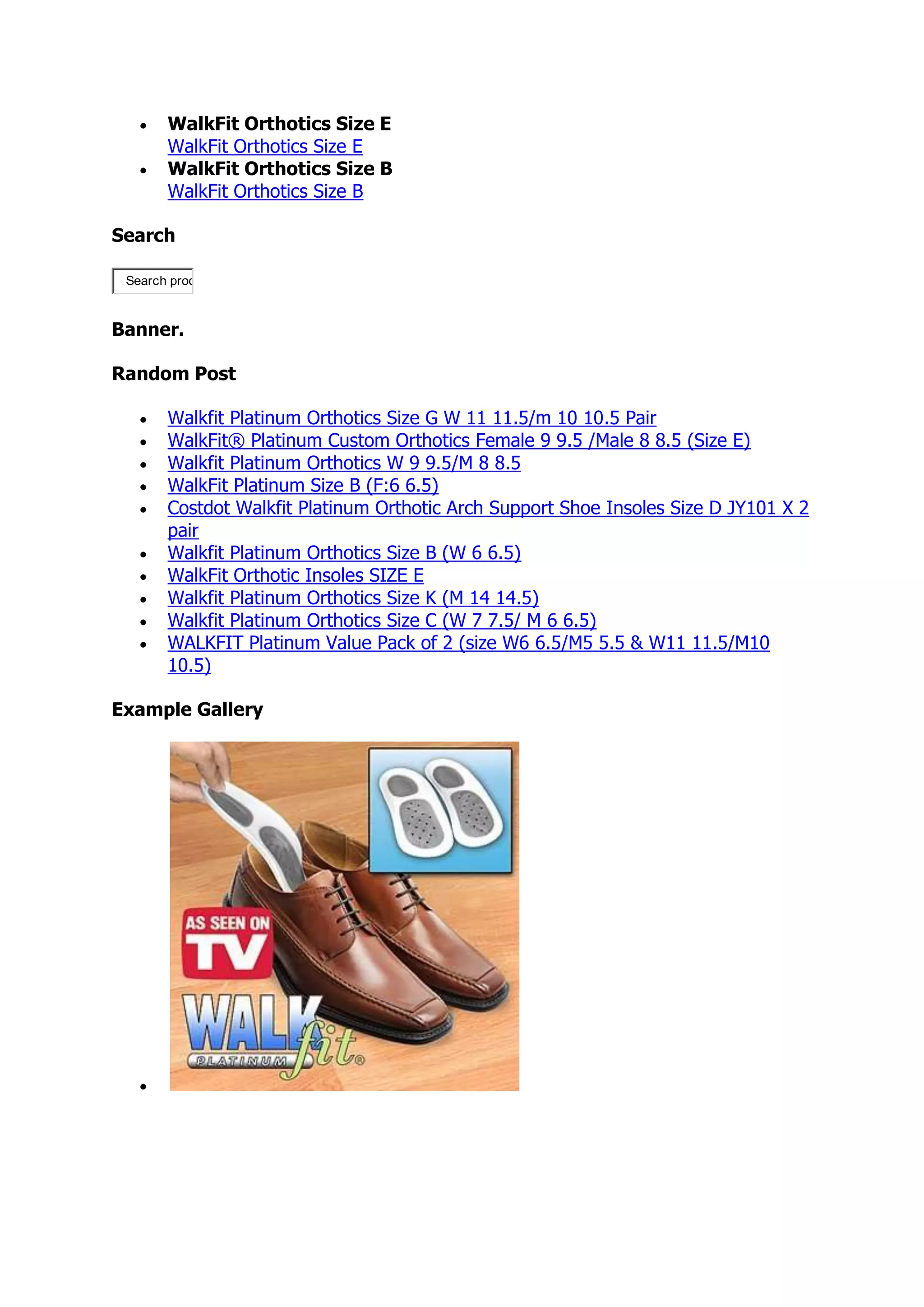 Walkfit platinum | DOCX