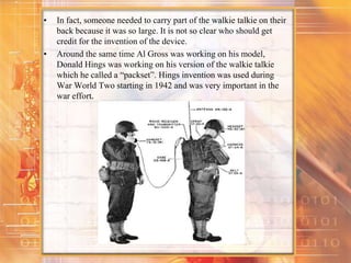 Walkie talkie | PPTX