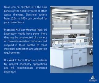Walk in fume hoods | PPT