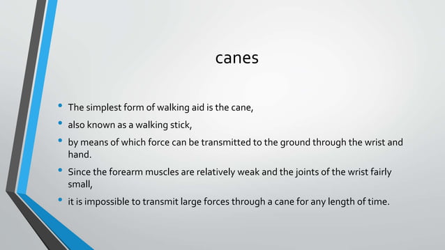 PHYSIOTHERAPY JUNOON Dr. Vinita Walking aids | PPT