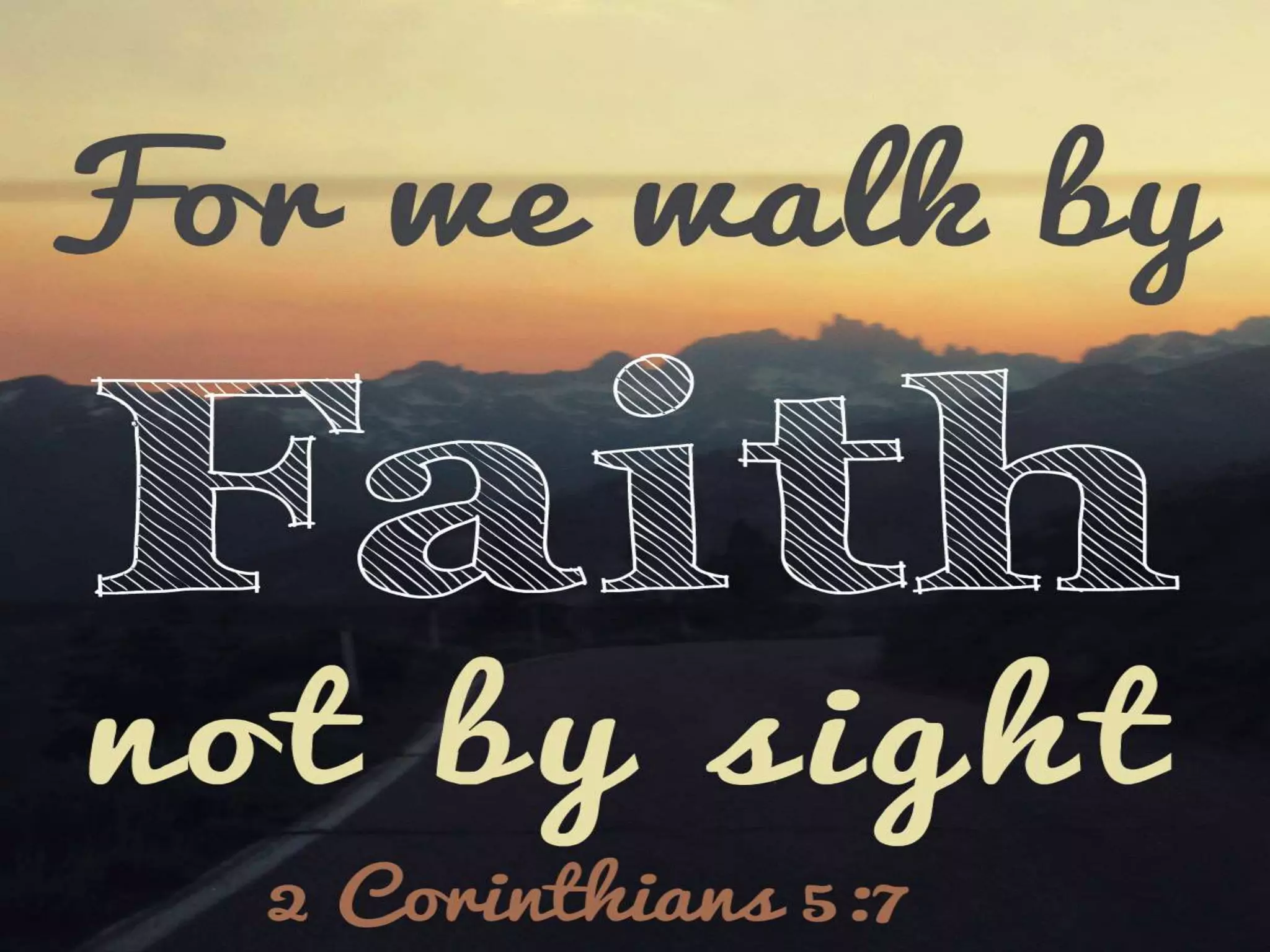 Walking by faith! | PPTX