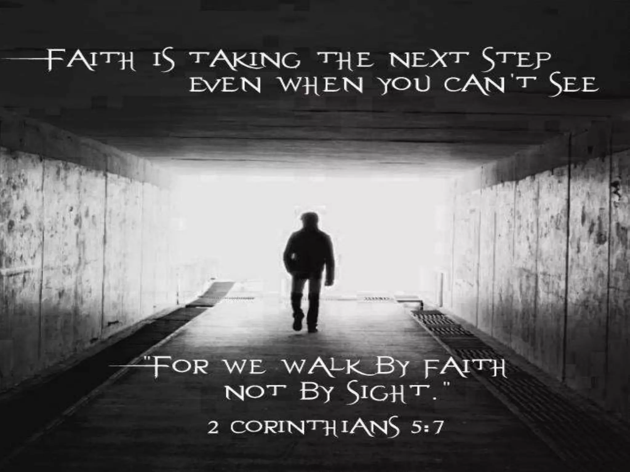 Walking by faith! | PPTX