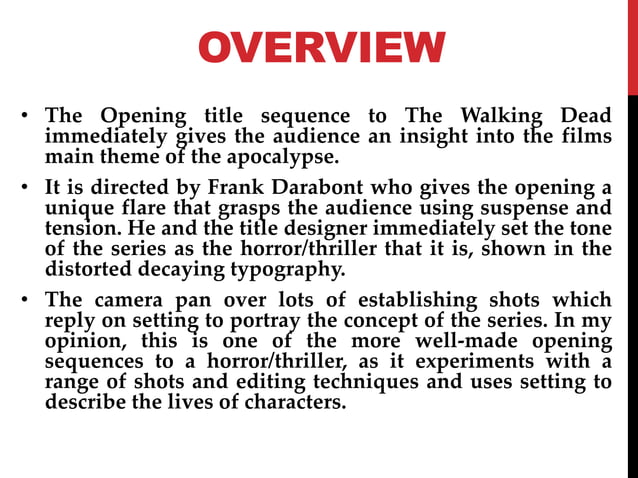 Walking dead presentation | PPTX