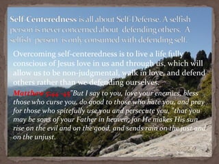 Walking in Jesus Unselfish Love | PPT