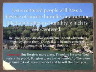 Walking in Jesus Unselfish Love | PPT