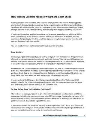 10,000 Steps a Day to Fitness - Your Walking Workout Plan | PDF