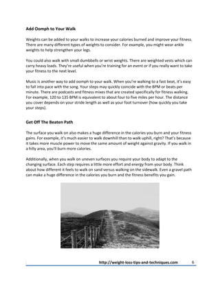 10,000 Steps a Day to Fitness - Your Walking Workout Plan | PDF