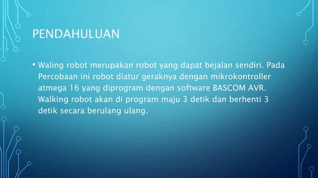 Walking robot | PPTX