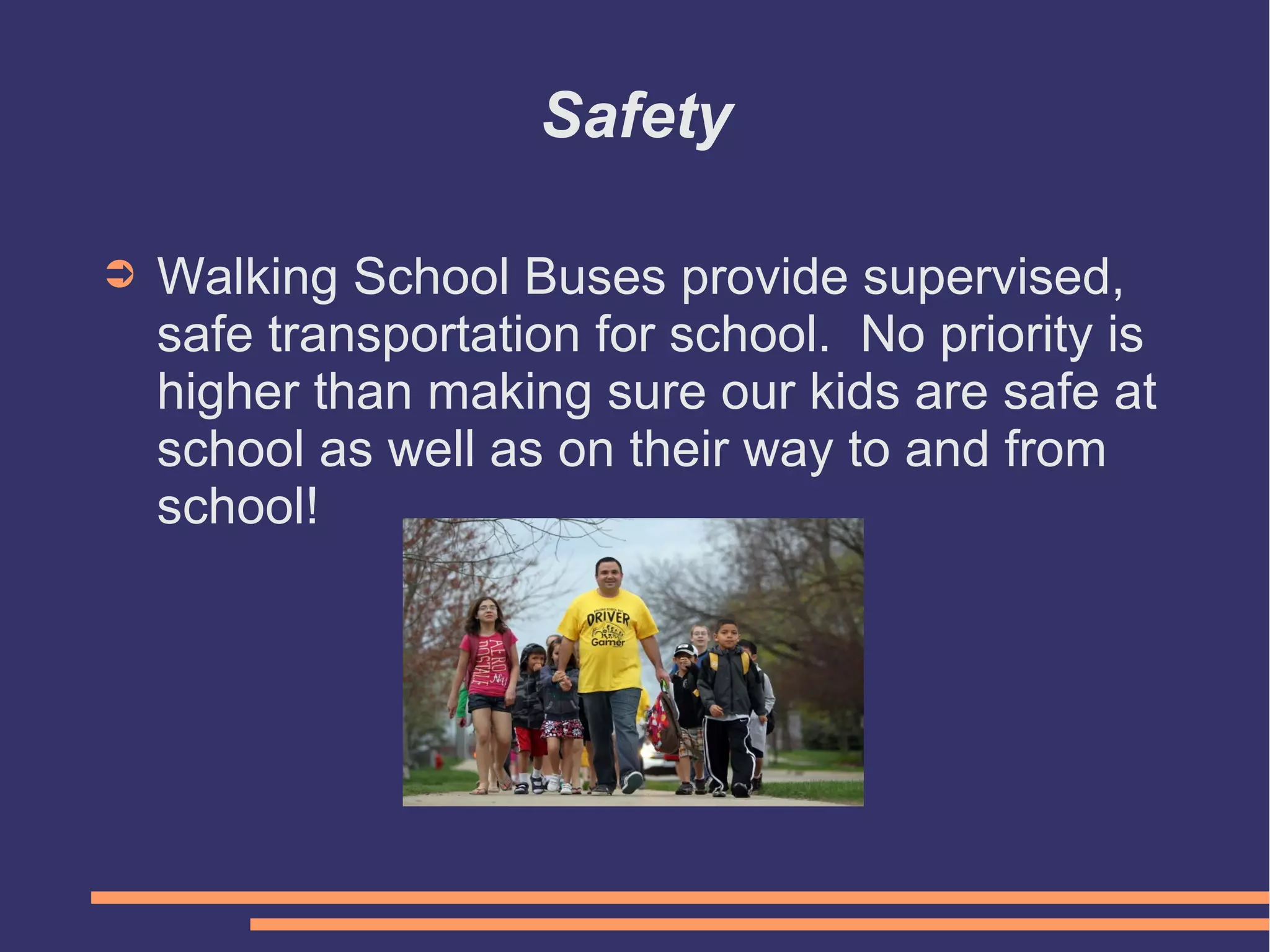 Walking school bus presentation | PPT