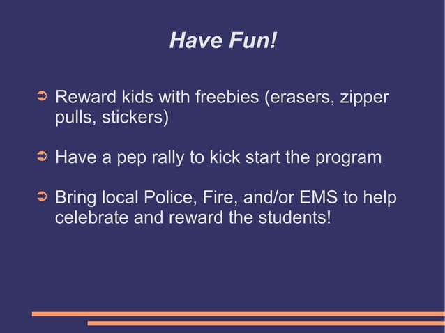 Walking school bus presentation | PPT