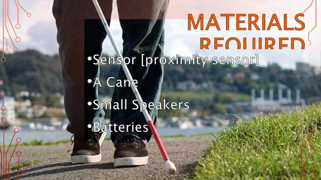 Walking sensor cane ppt | PPTX