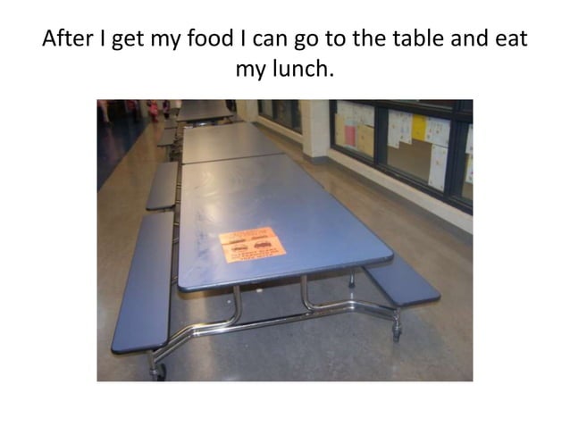Walking through the cafeteria line | PPTX