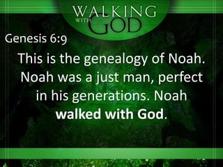 Walking with god | PPTX