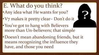 Walk in love and purity | PPTX