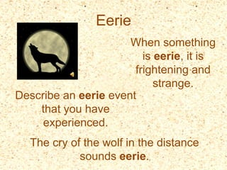 Walk in the desert vocabulary share | PPSX