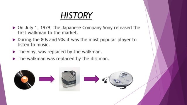 Walkman | PPTX | Consumer Electronics | Technology & Computing