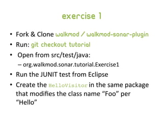 Sonar rules in action with walkmod | PPT