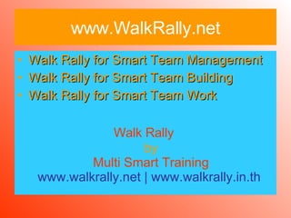 Walkrally | PPT