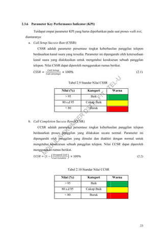 Walk test siskomber telkom univeristy purwokerto | PDF