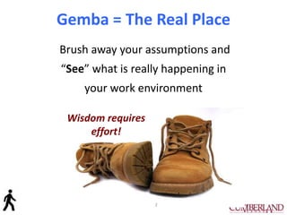 Walk the Gemba to Improve Your Leadership Abilities | PPTX | Science