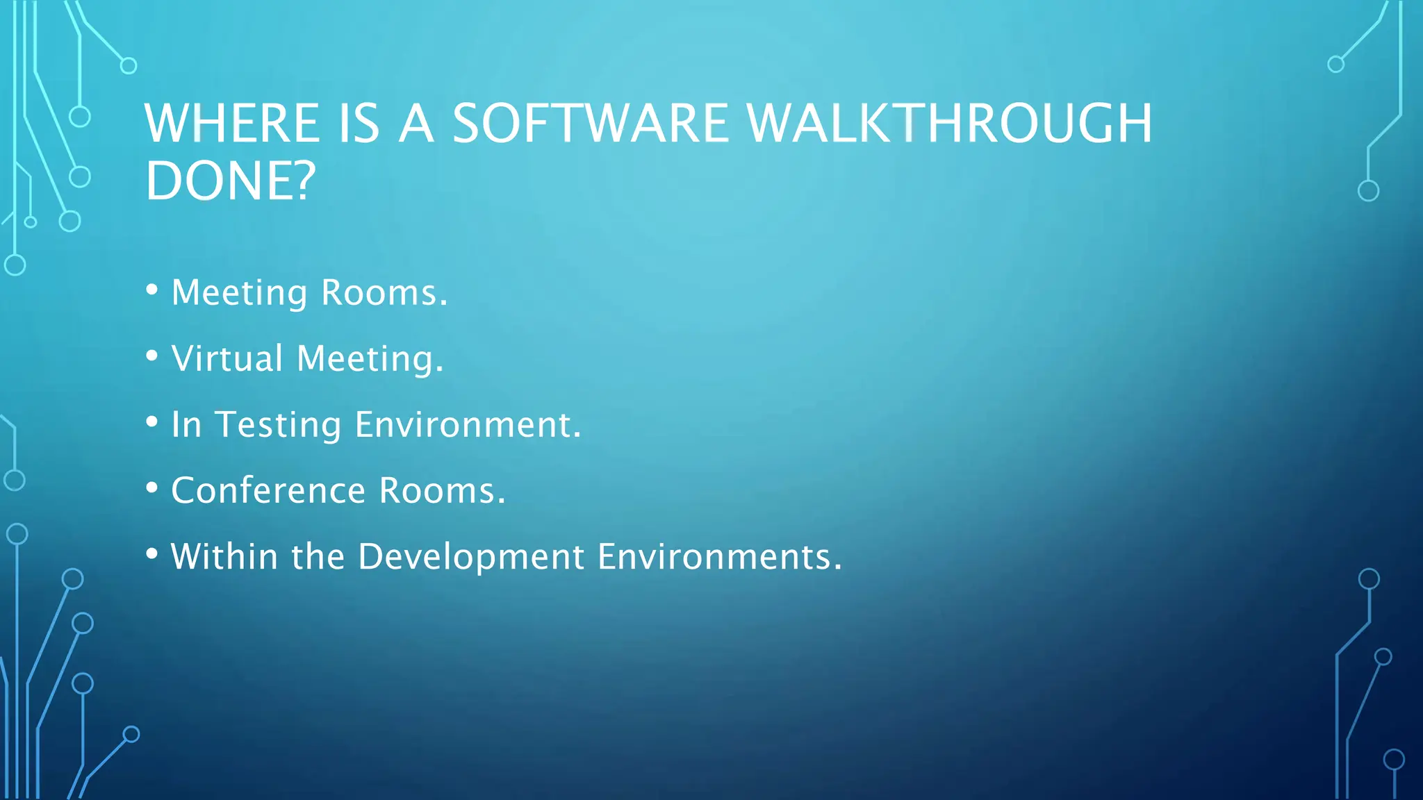 Walkthrough and inspection (Walkthrough) | PPTX