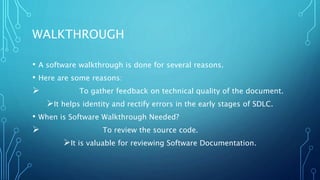 Walkthrough and inspection (Walkthrough) | PPTX