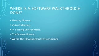 Walkthrough and inspection (Walkthrough) | PPTX