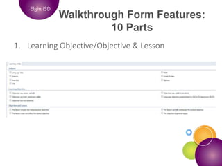 Walk throughform | PPTX