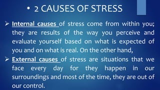 CAUSES OF STRESS | PPTX