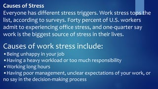 CAUSES OF STRESS | PPTX