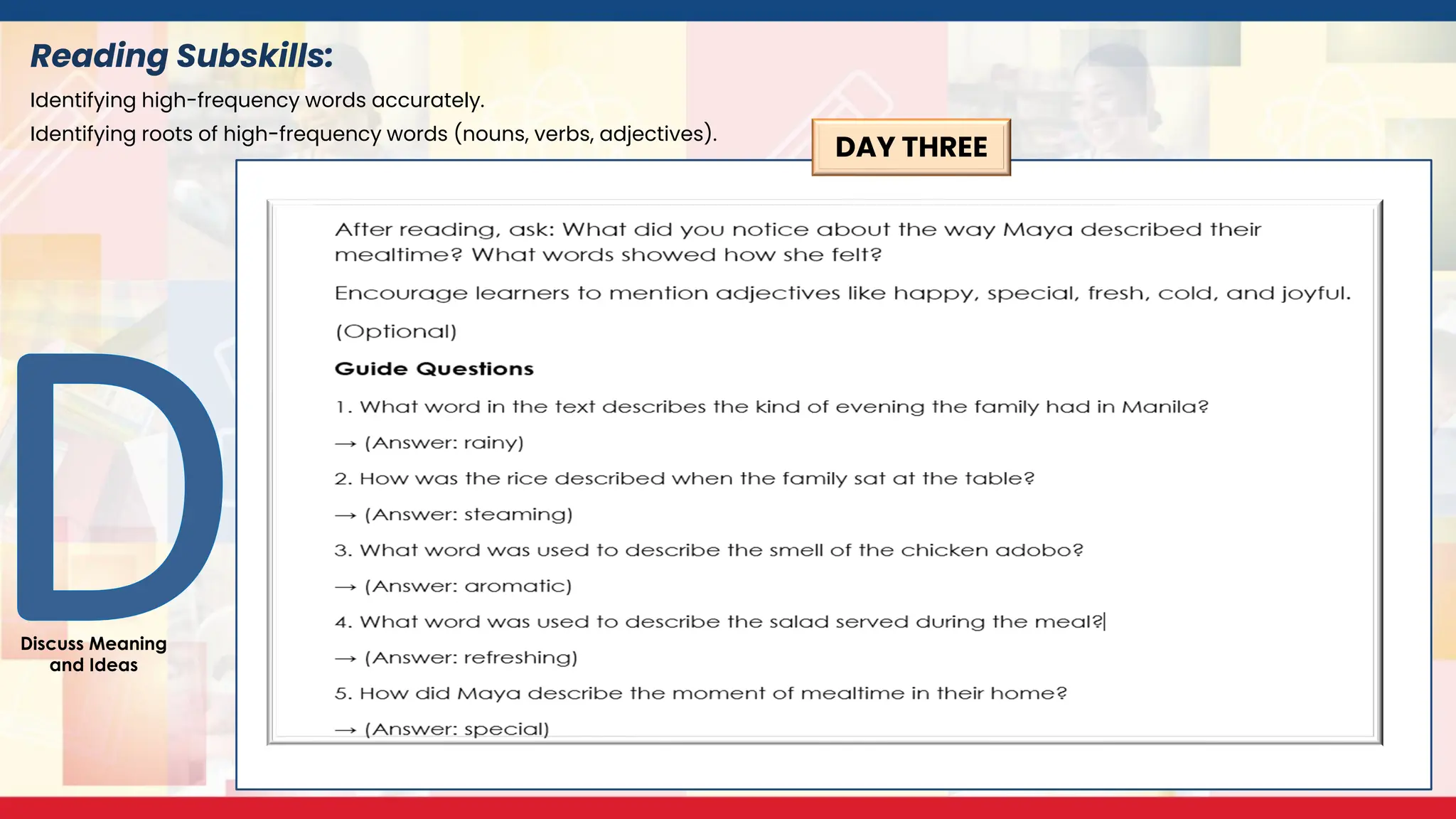 Walkthrough of the ARAL-Reading Plus Teacher_s Guide (TG) and Learning ...