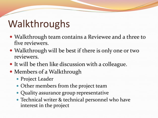 Walkthroughs | PPTX