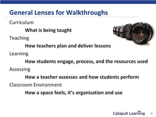Effective Walkthroughs in Math and ELA Classrooms | PDF