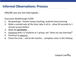Effective Walkthroughs in Math and ELA Classrooms | PDF