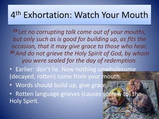 Walk Worthy - Ephesians 4:27-32 | PPTX