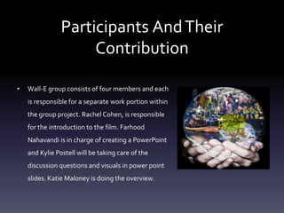 Wall e presentation | PPTX