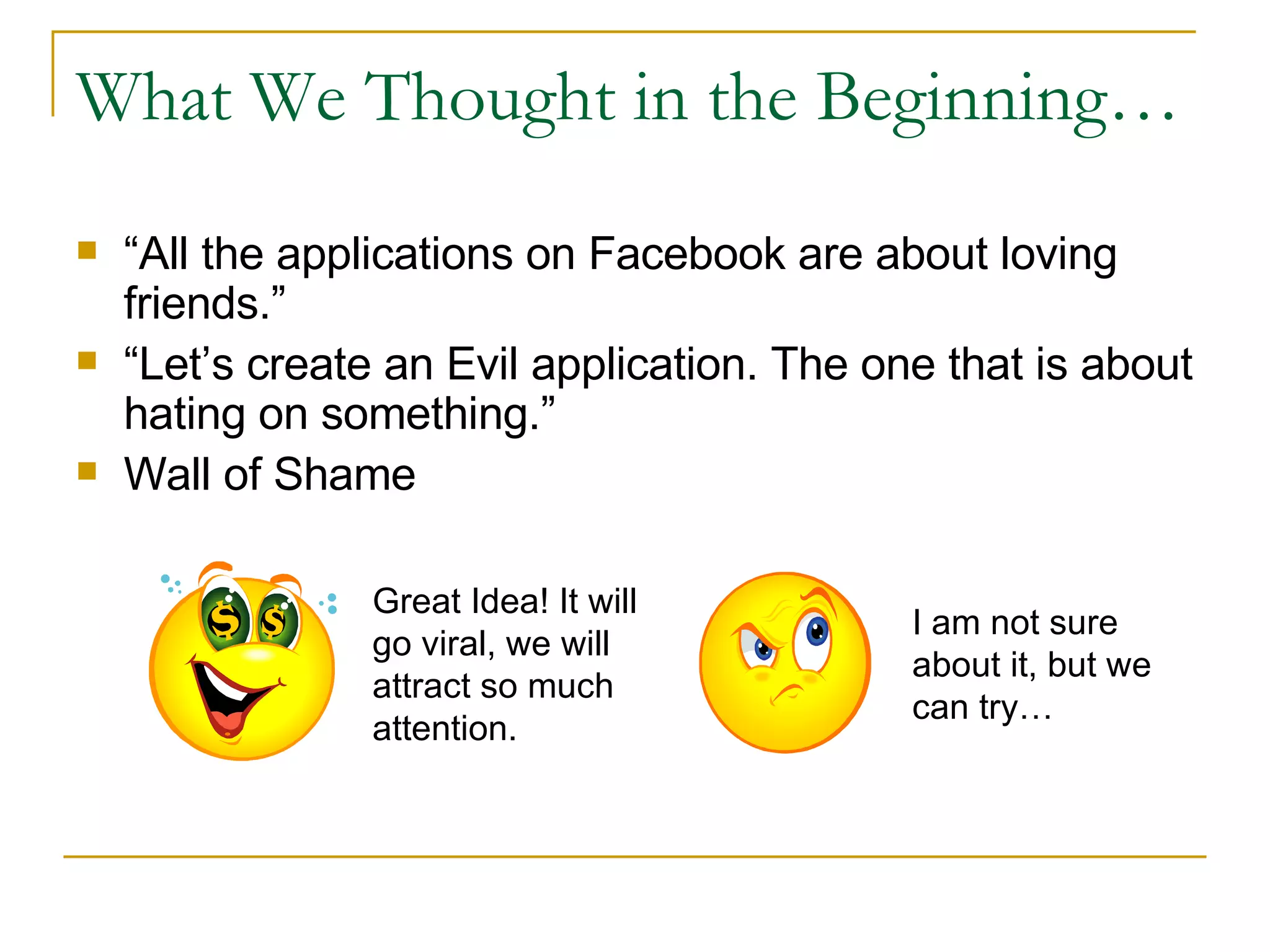 Wall of Shame Documentation | PPT | Social Networking | Internet